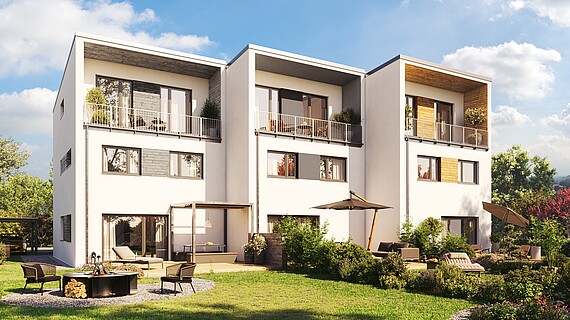 Fertighaus Reihenhaus: Moderne Reihenhäuser mit Stil | HANSE HAUS