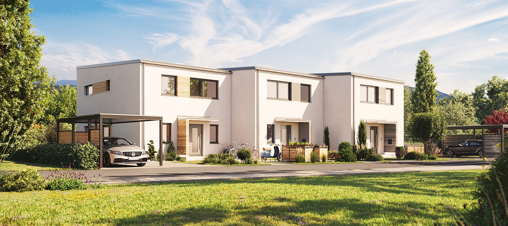 Prefabricated house Terraced House 118 Variant 2 | HANSE HAUS